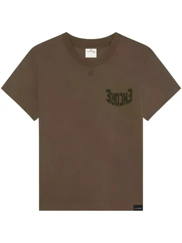 COURREGES Graphic-print T-shirt