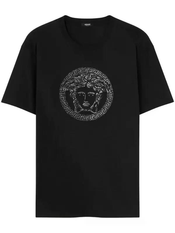Versace Medusa Embellished T-shirt