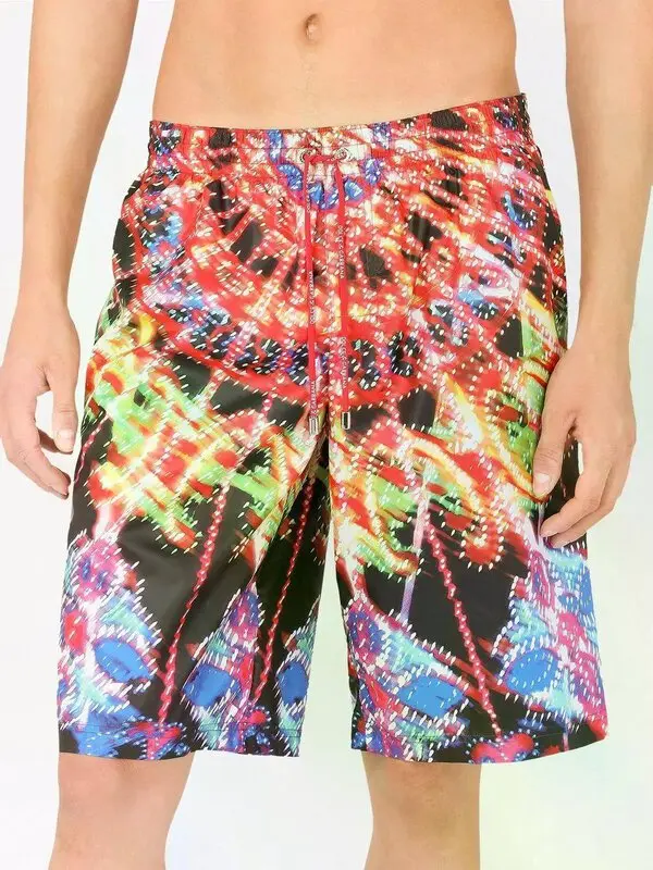 Dolce & Gabbana Graphic-print Swim Shorts