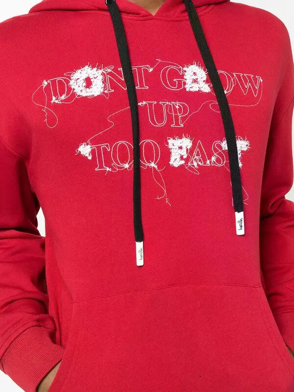 HACULLA. Don't Grow Up Too Fast" Cotton Hoodie
