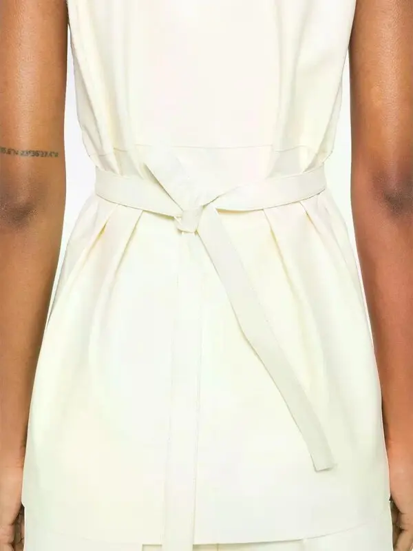 Fabiana Filippi Leather Wrap Vest