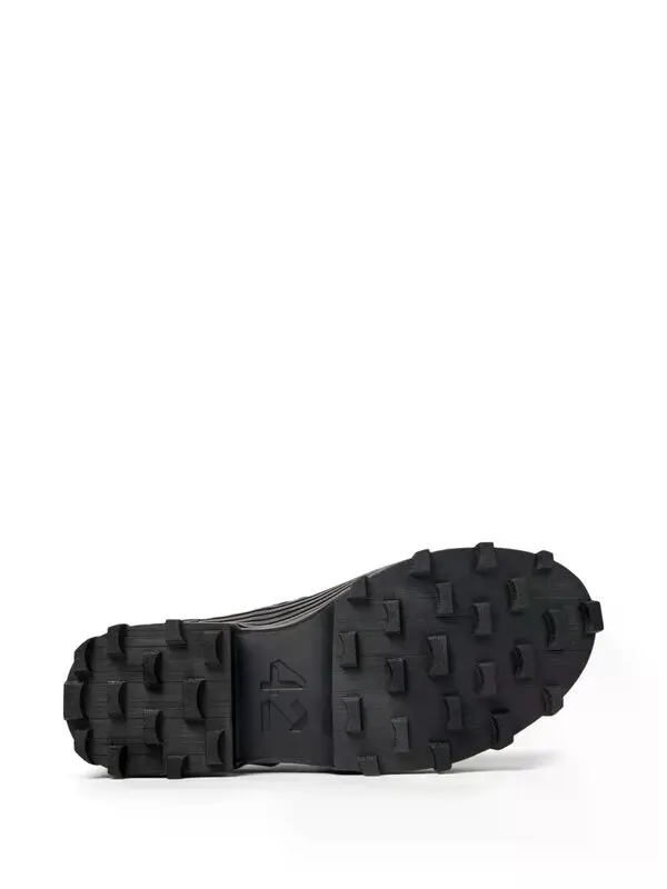 Camper Traktori Leather Mary Jane Loafers - Black