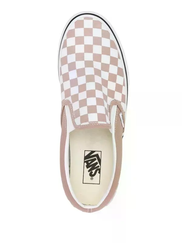 VANS Classic Checkerboard Slip-on Sneakers - Neutrals