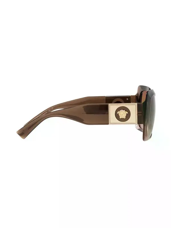 Versace Medusa Head-motif Square Frame Sunglasses