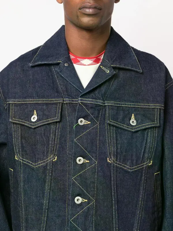 Kenzo Contrast Stitch Denim Jacket