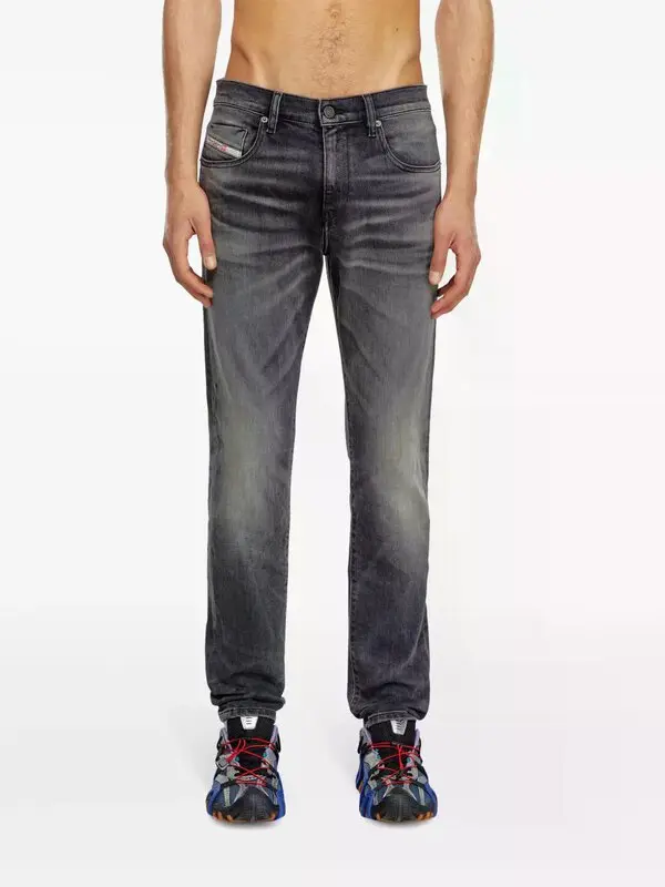 DIESEL® D-strukt 09j52 Slim Fit Jeans - Black
