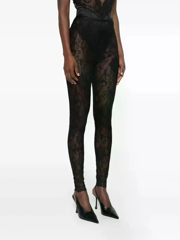Givenchy Chandelier Lace Leggings - Black