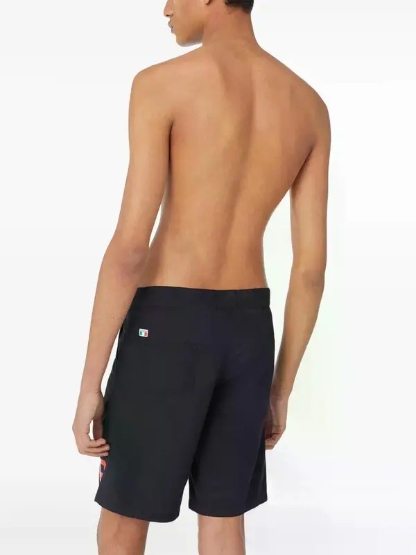 Gcds Logo-print Drawstring Swim Shorts