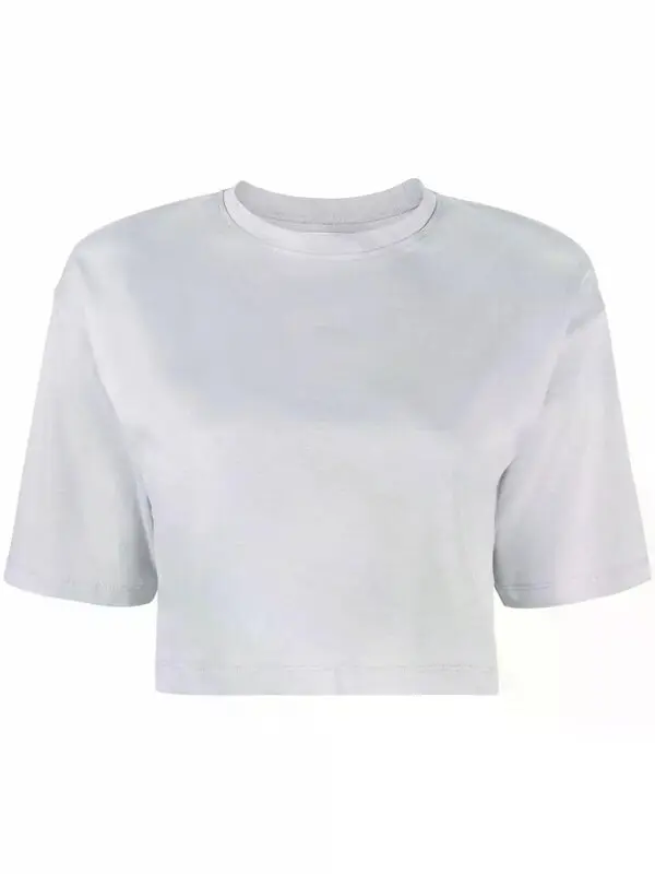 Loulou De Saison Cropped T-shirt - Grey