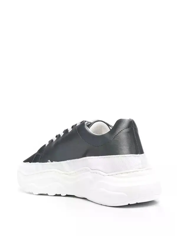 PHILEO Low Top Round Toe Lace Up Sneakers