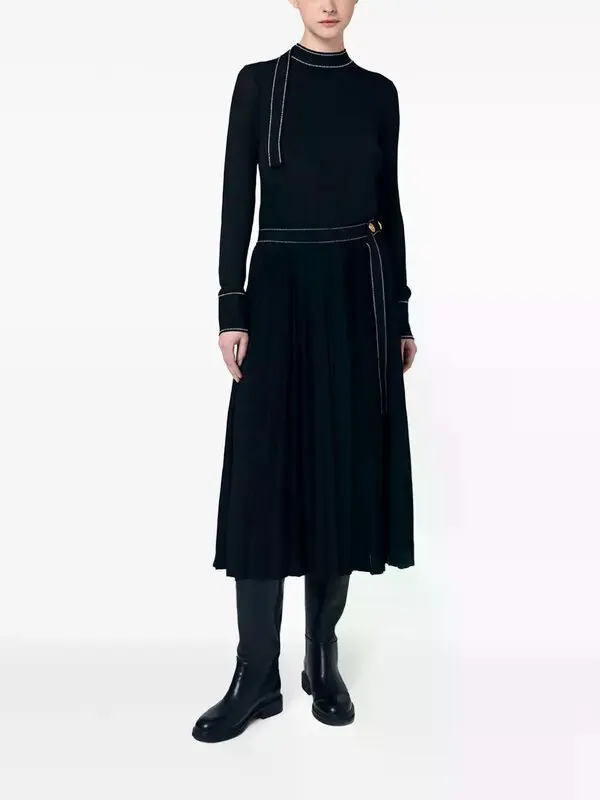 Ports 1961 Knitted Sweater With Contrast Stitching