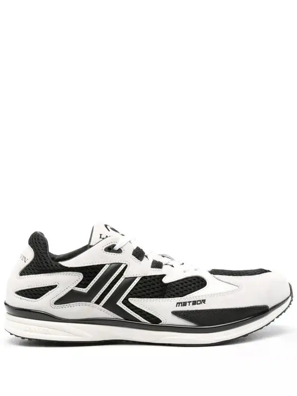 LANVIN Meteor Lace-up Sneakers - Black