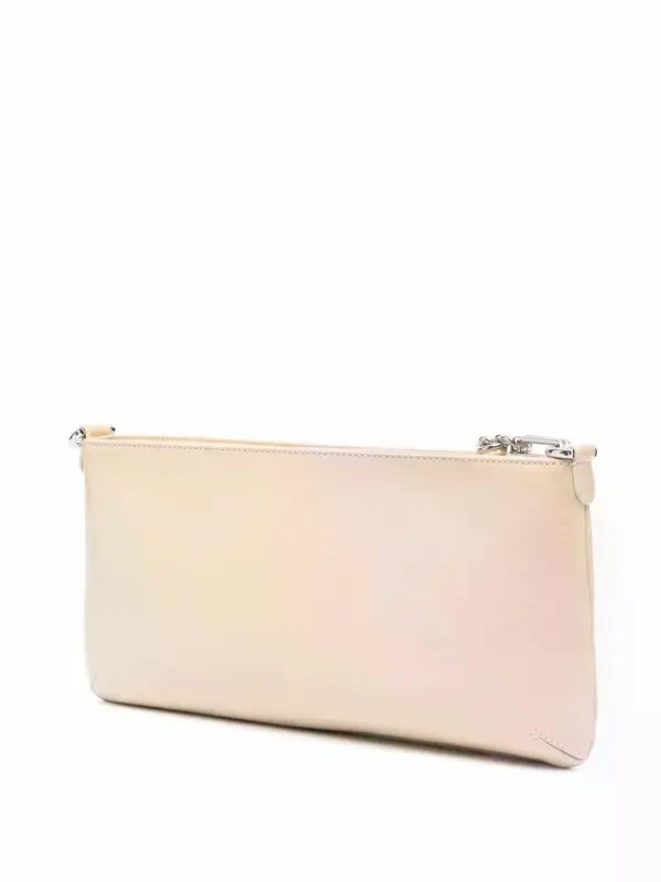 By Far Holly Leather Shoulder Bag - Neutrals