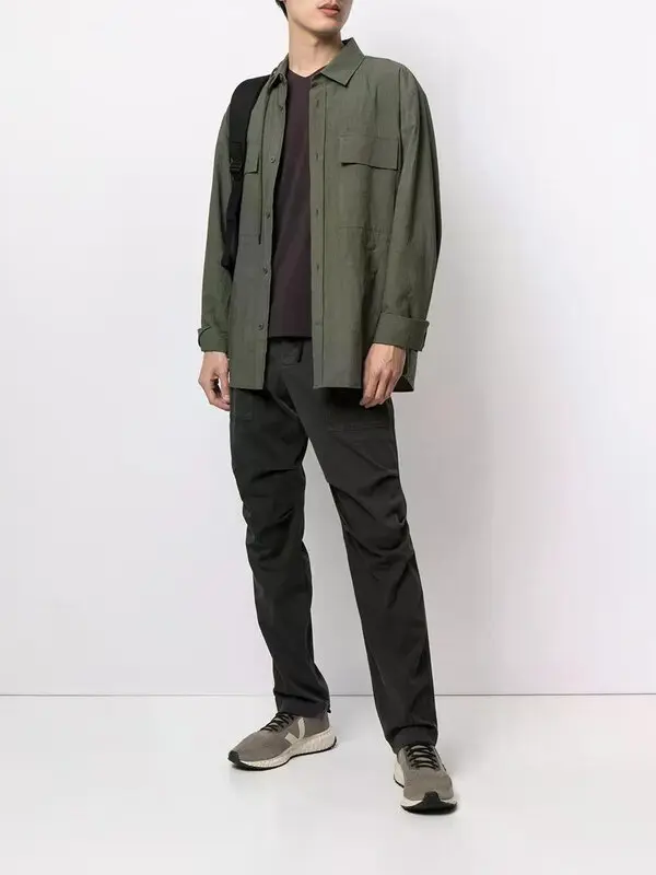 JAMES PERSE Cotton Slub Utility Pants - Grey