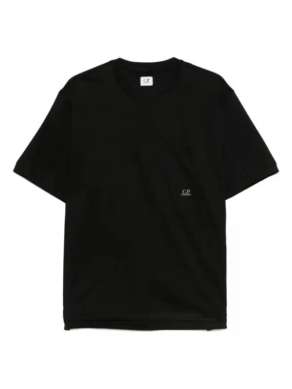 C.P. COMPANY Logo-print T-shirt - Black