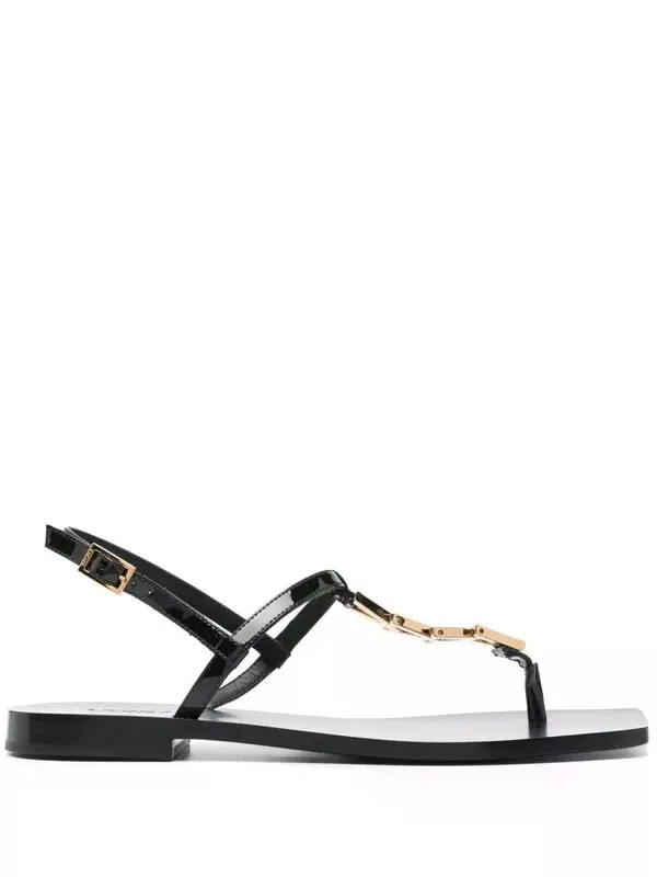 Versace V-chain Flat Sandals
