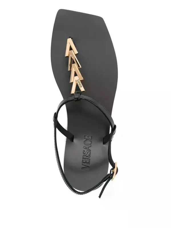 Versace V-chain Flat Sandals