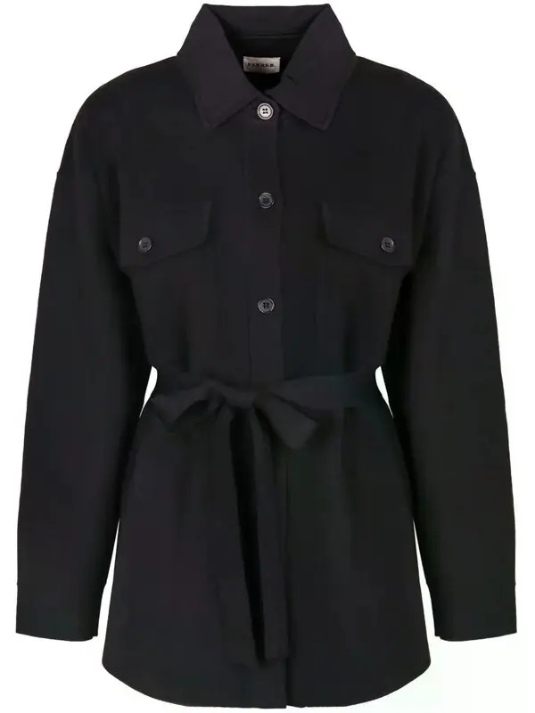 P.a.r.o.s.h Belted Shirt - Blue