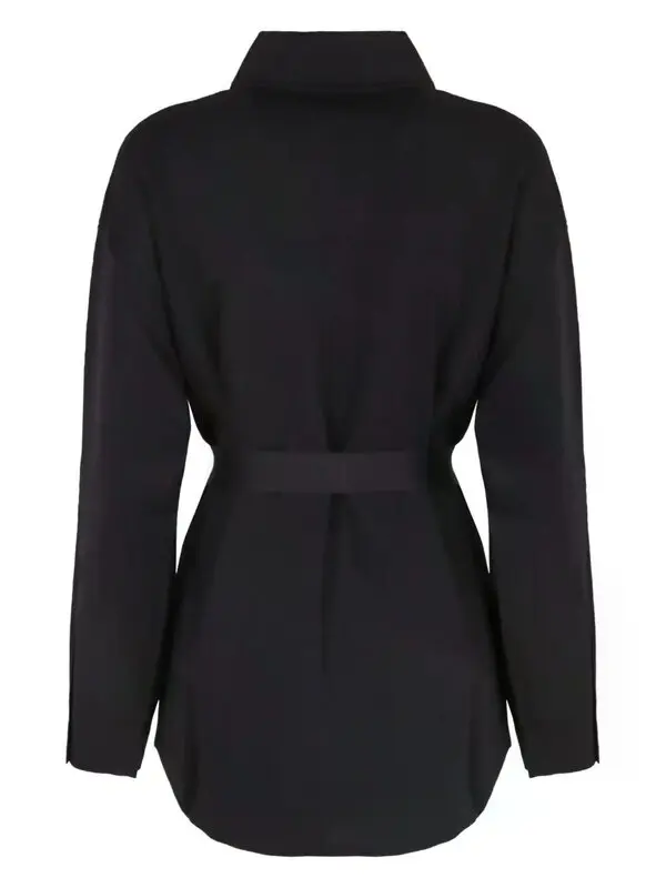 P.a.r.o.s.h Belted Shirt - Blue