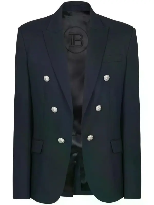 Balmain Button-detailed Wool Blazer