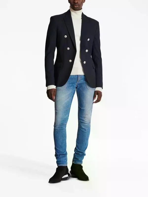 Balmain Button-detailed Wool Blazer
