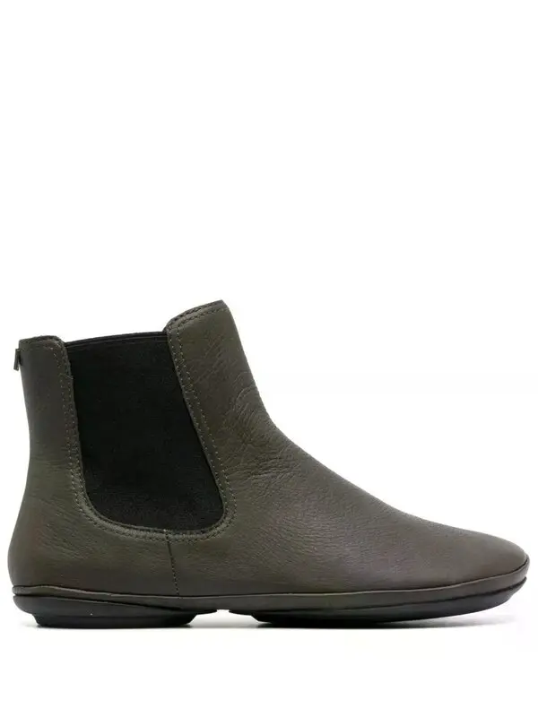 Camper Nina Elasticated-panel Ankle Boots - Green
