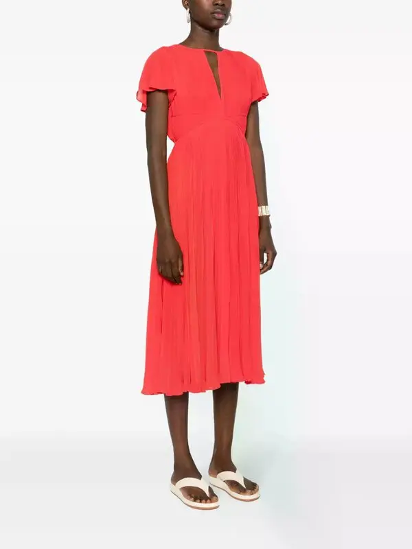 Michael Kors Pleated Midi Dress