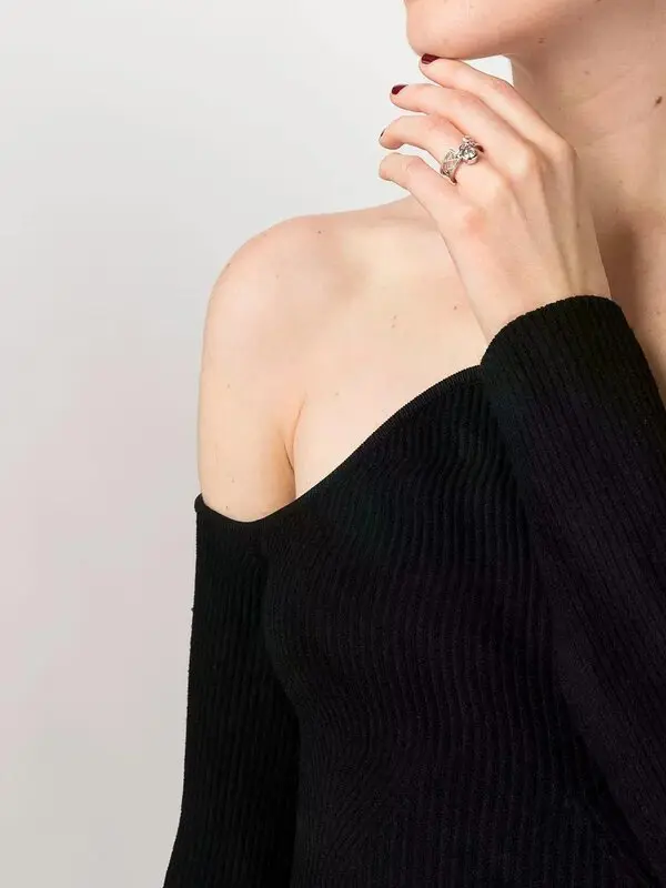 COURBET 18kt Recycled White Gold Diamond Ring