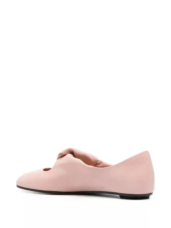 Alexander McQueen Twist-detail Ballet Flats - Pink
