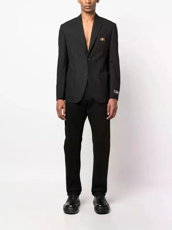 Versace Wool Single-breasted Blazer