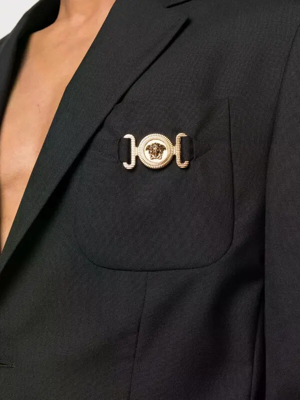 Versace Wool Single-breasted Blazer