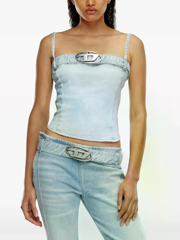 DIESEL® De-lucy Denim Tank Top