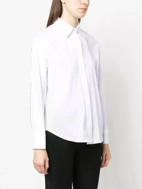 GENNY Long Sleeve Shirt With Stand-up Collar
