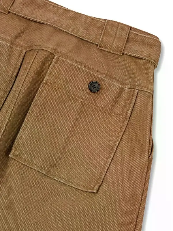 STUDIO TOMBOY Belted Two-tuck Skirt - Brown