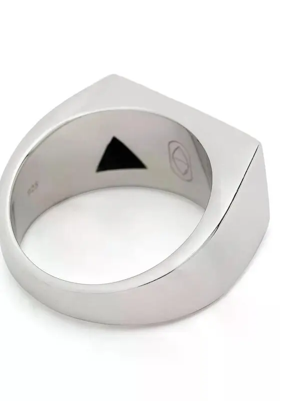 CAPSULE ELEVEN Sterling And Onyx Signet Ring