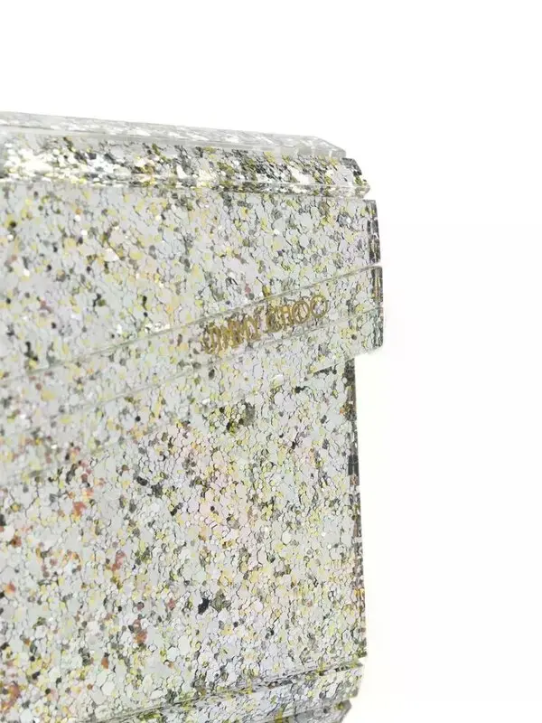 JIMMY CHOO Candy Glitter Acrylic Clutch Bag