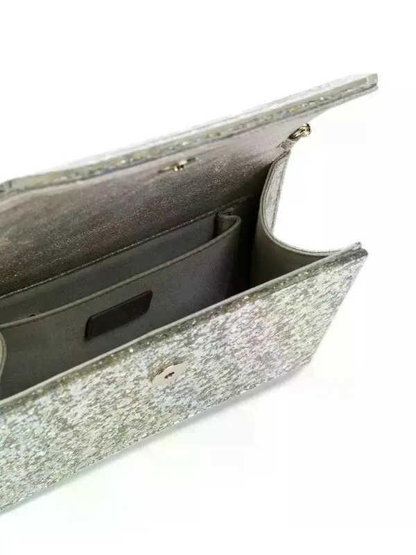 JIMMY CHOO Candy Glitter Acrylic Clutch Bag