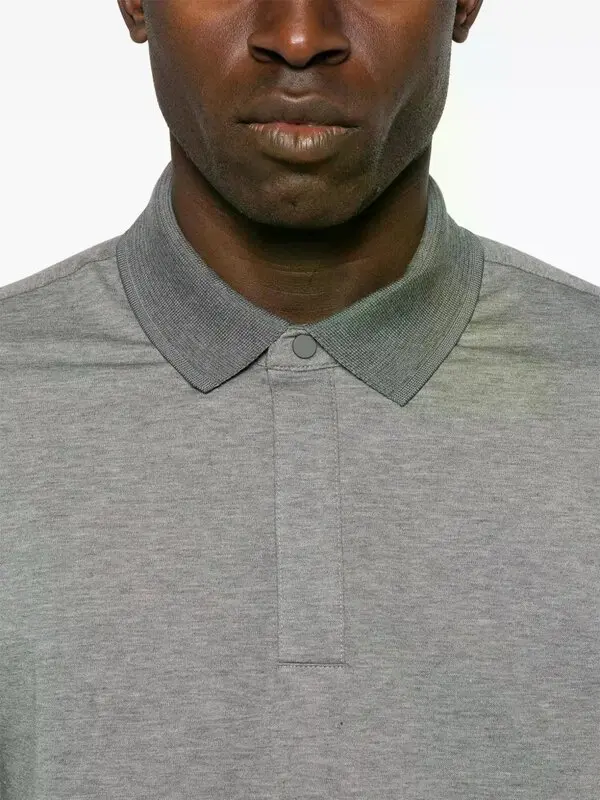 BOSS Mélange-effect Polo Shirt - Grey