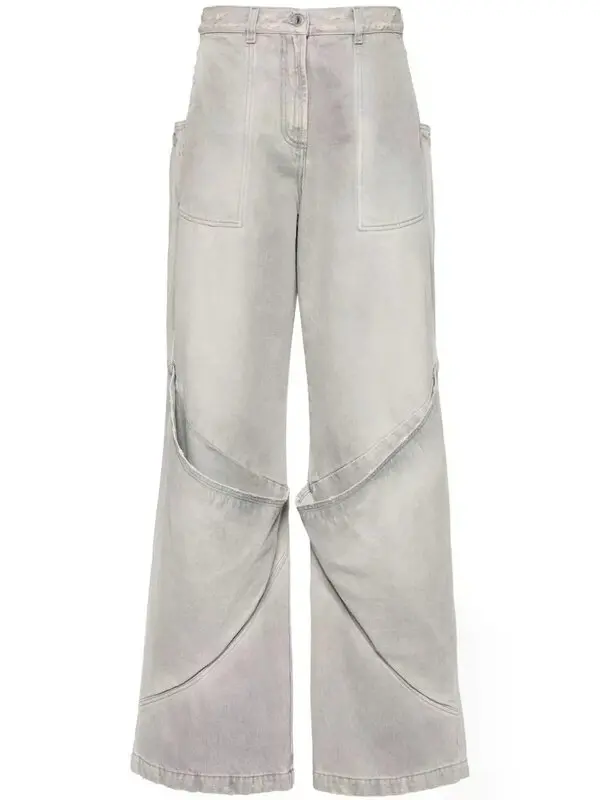 Attico Extra Denim Jeans - Grey