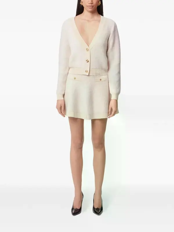 Nina Ricci Flared Mini Skirt - Neutrals