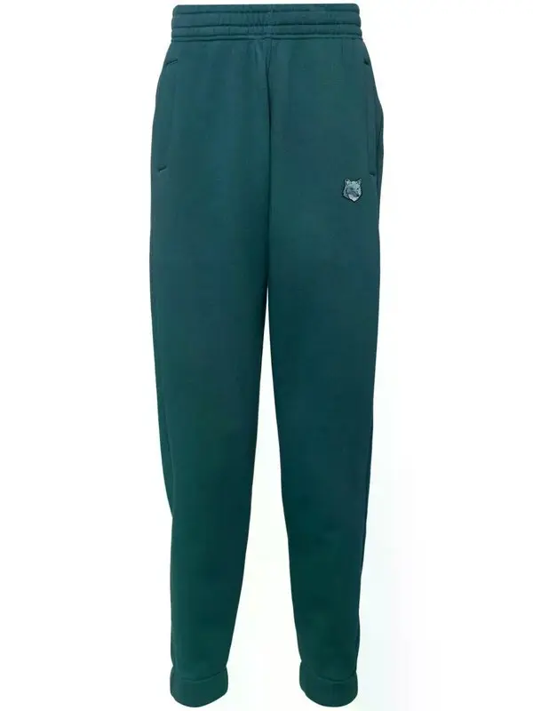 Maison Kitsuné Bold Fox Head Patch Comfort Jog Pants - Blue