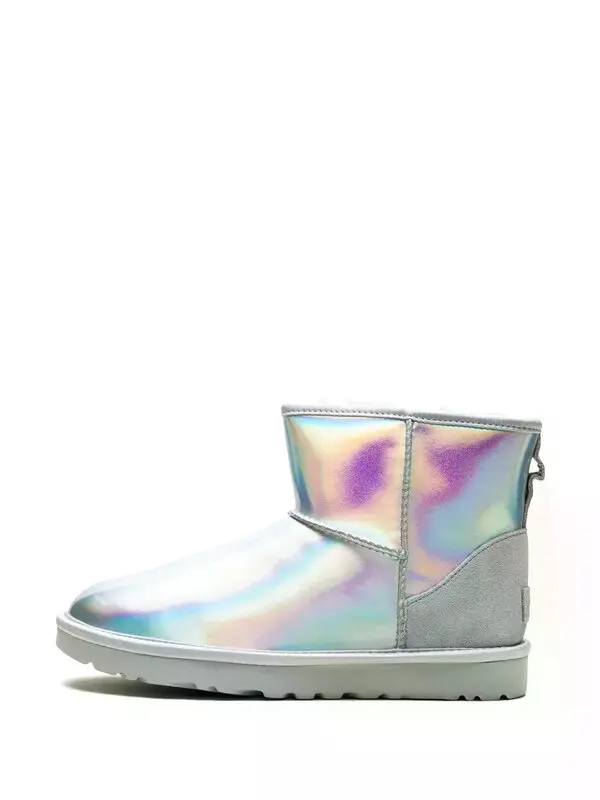 UGG Classic Mini Iridescent Glacier Boots - Grey