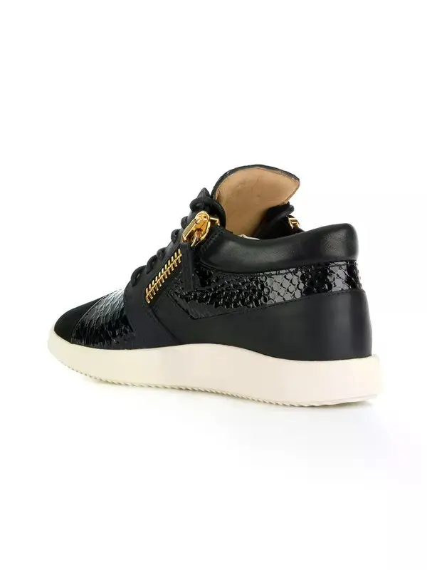 GIUSEPPE ZANOTTI Runner Panelled Sneakers - Black