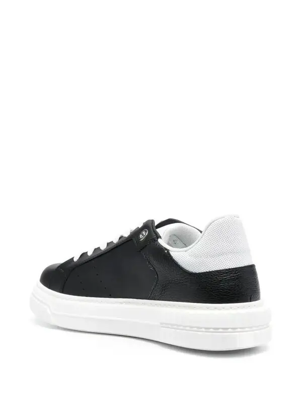 BALDININI Two-tone Low-top Sneakers With Perforated Detailing