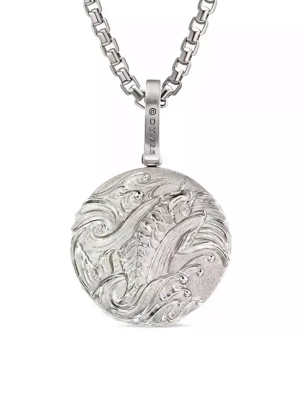 David Yurman Sterling Dragon Amulet
