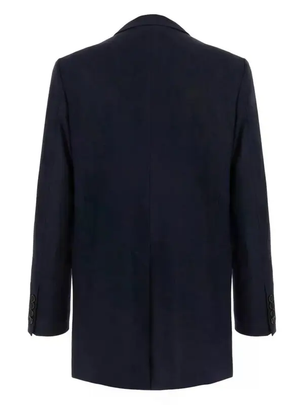 AMI Paris Double-breasted Virgin-wool Blazer