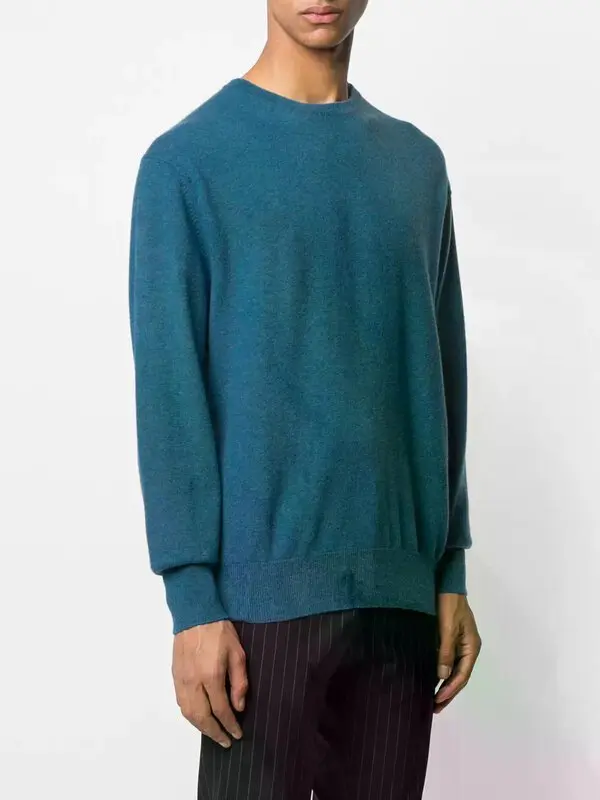 N.peal Cashmere Crew Neck Jumper - Blue