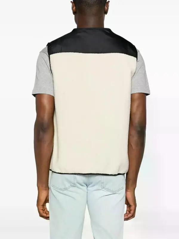 A.p.c. Nate Colour-block Fleece Gilet