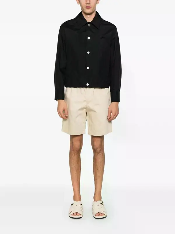 AMI Paris Logo-lettering Shirt Jacket