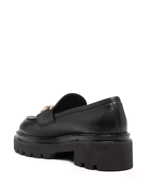 VAMSKO Horsebit Detail Leather Loafers